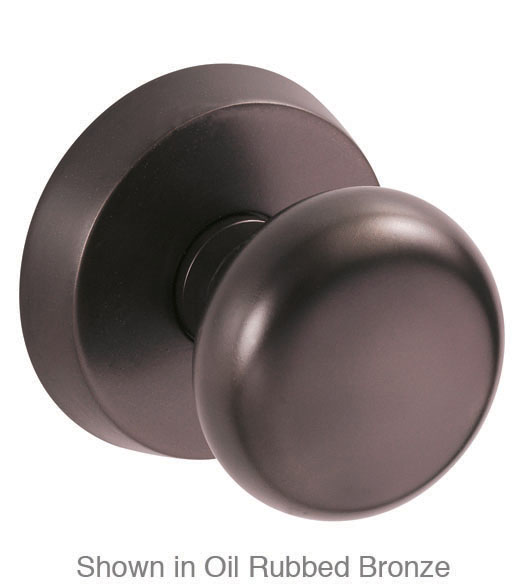 Navajo Half-Round Knob with Beveled Round Rose Fusion 01-A8 - Doorware.com