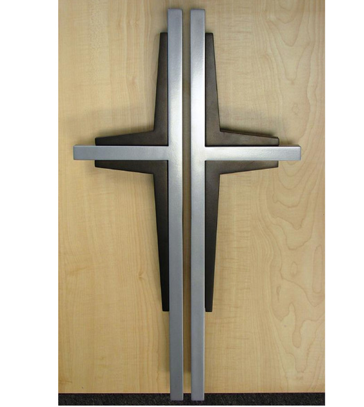 16 Inch Cross Handles, Pair, First Impressions CROSS-16 - Doorware.com