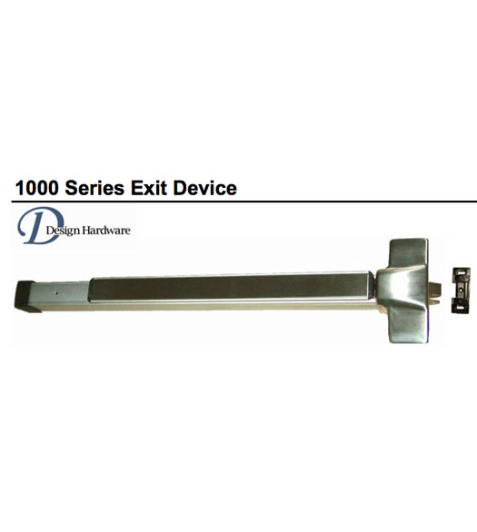 33-inch Grade 1 Design Hardware 1000 Series Door Exit Devices ...