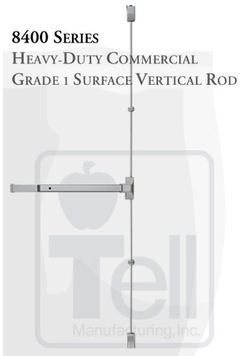 28 to 36-inch Grade 1 Door Surface Vertical Rod 8400 Series - Doorware.com
