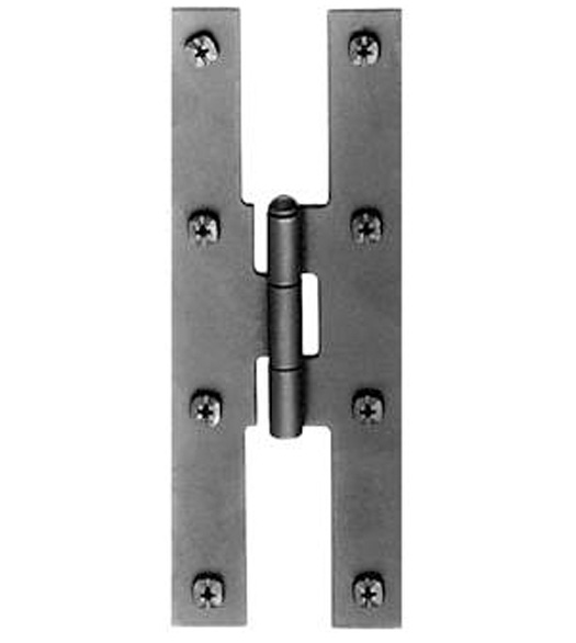 7 Inch Smooth Iron H Hinge, Acorn AH7BQ - Doorware.com