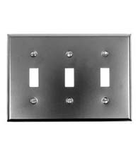 Triple Switch Plate, Acorn AW3BP - Doorware.com