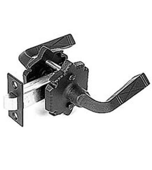 Equis Rough Black Iron Lever, Acorn RSRBI - Doorware.com