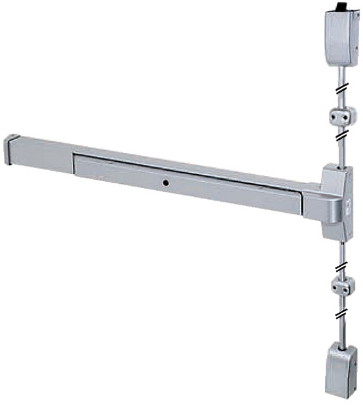 Grade 1 Commercial Vertical Rod Exit Device For 38 - 48 Inch Door , PDQ ...