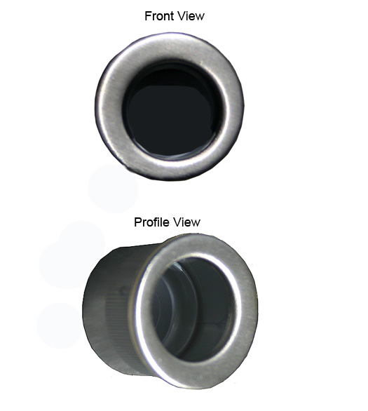 Contemporary Round Fingertip Edge Pull, AHI EP1272 - Doorware.com