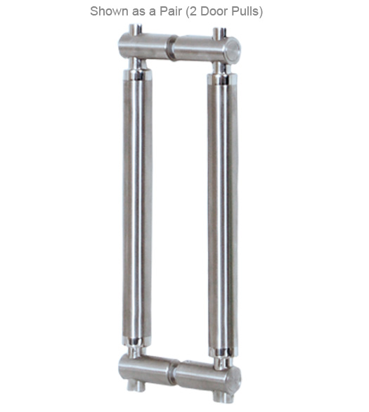 Contemporary Round Stainless Steel Door Pull, AHI SIG400-630 - Doorware.com