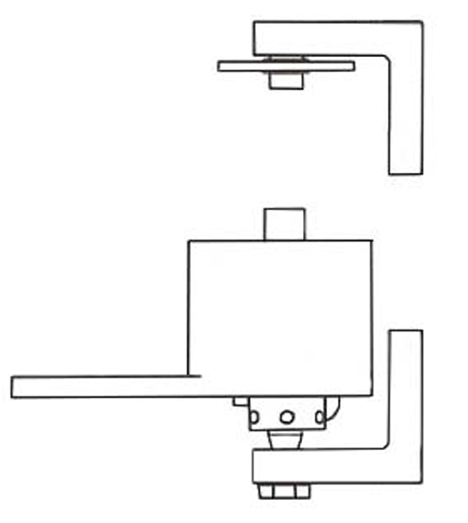 Mortise Mount Spring Door Pivot Hinge with Adjustable Tension, Bommer ...