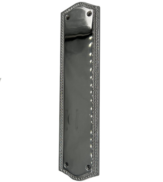 Trafalgar Rope Solid Brass Push Plate, Brass Accent A06-P0250 ...