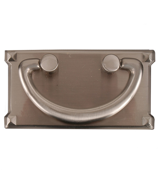 Rectangular Plated Bail Pull - Doorware.com