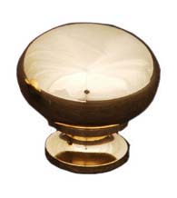 Simple Half-Round Cabinet Knob - Doorware.com