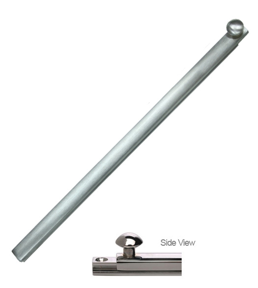 12 Inch Concealed Screw Surface Bolt, Deltana 12SBCS - Doorware.com