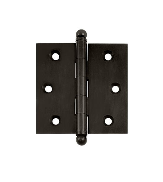 2-1/2 Inch Square Solid Brass Cabinet Hinge, Pair, Deltana CH2525 ...