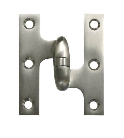 3 Inch x 2-1/2 Inch Olive Knuckle Hinge, Deltana OK3025B - Doorware.com