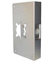 4-3/4 x 9 Wrap Around Plate for 1-3/4 Inch Door with 2-3/4 Backset ...