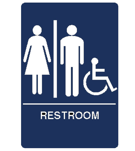 Men's/Women's Room Handicap Sign - Doorware.com