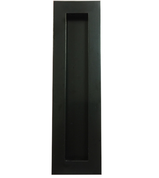 7-7/8 Inch Black Flush Pull - Doorware.com