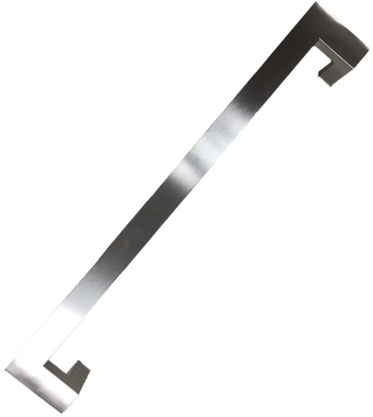 24 Inch Satin Stainless Steel Offset Pull - Doorware.com