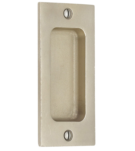 Sandcast Bronze 4 Inch Flush Pull - Doorware.com