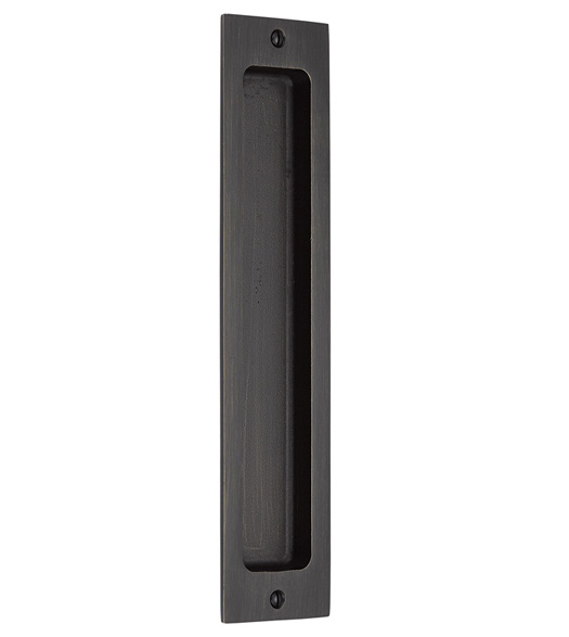 Sandcast Bronze 10 Inch Flush Pull - Doorware.com