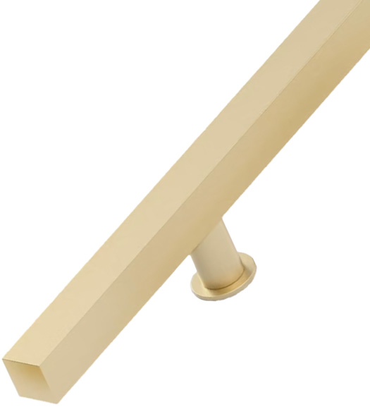 72 Inch Stainless Steel Square Door Pull - Doorware.com