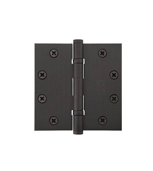 4-1/2 x 4-1/2 Square Corners Heavy Duty Ball Bearing Steel Hinge Pair ...