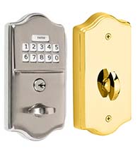Split Finish Electronic Keypad Deadbolt - Doorware.com