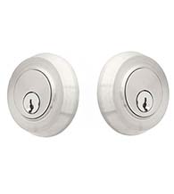 Modern Round Stainless Steel Double Cylinder Deadbolt, - Doorware.com