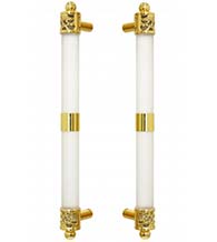 Large Acrylic Door Handles, Pair - Doorware.com