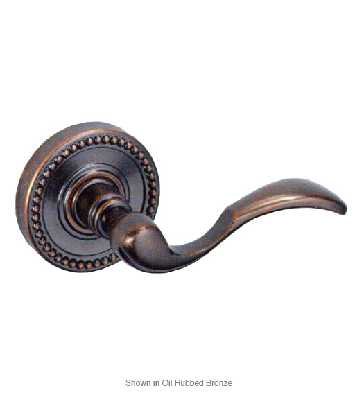 Paddle Lever With Beaded Rose, Fusion AF-B6 - Doorware.com