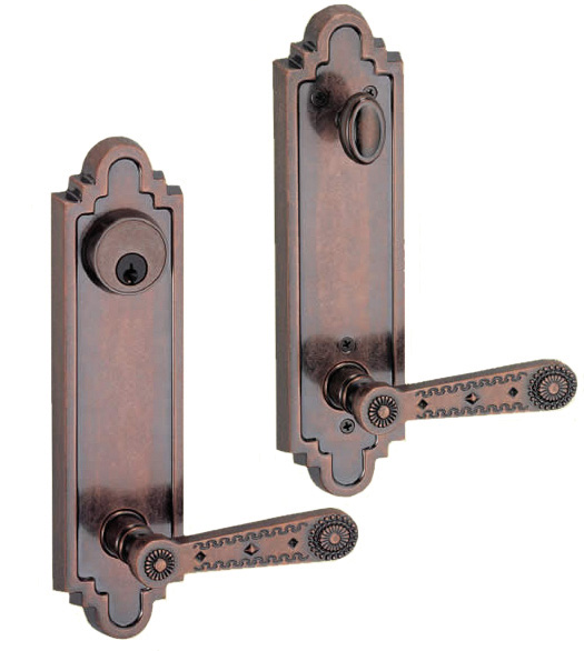 Navajo Keyed Entry Plate, Fusion-E-D1 - Doorware.com