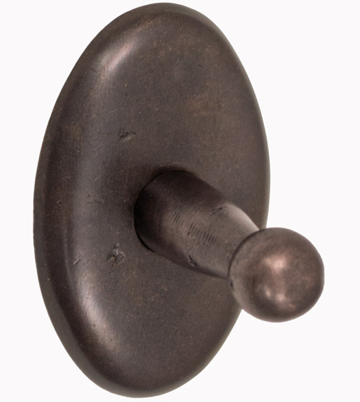 River Rock Bronze Oval Robe Hook, Fusion RH-C6 - Doorware.com