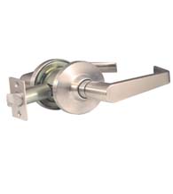 Commercial Passage Leversets, Brushed Chrome - Doorware.com