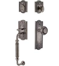 Parthenon F Grip Decorative Handleset, Grandeur PARFGR - Doorware.com