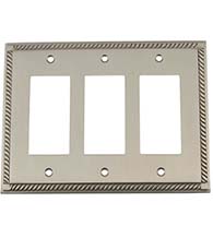 Rope Triple Rocker Plate - Doorware.com