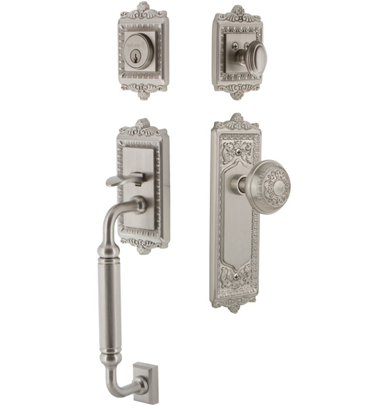 Windsor C Grip Handleset, Grandeur WINCGR - Doorware.com