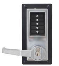 Simplex Keypad Exit Device Trim with Key Override, KABA LP1020 ...
