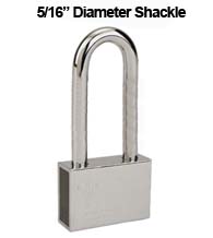 Mul-T-Lock Security Padlock with 5/16 Diameter Shackle, 4 Inch ...