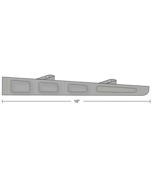 15 Inch Ramp Side Plates, Pair, NGP RCE-15 - Doorware.com