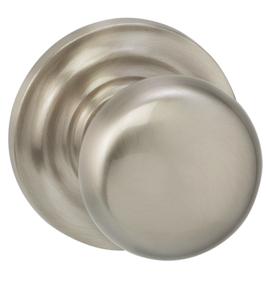 Classic Half Round Knob With Round Rose, Omnia 458TD - Doorware.com