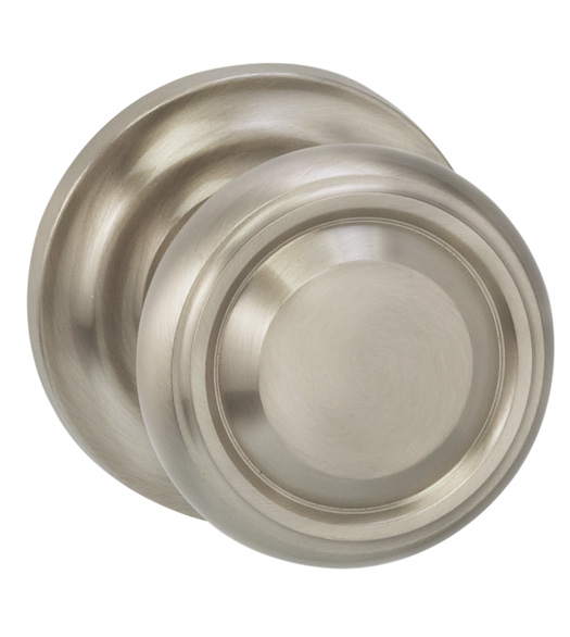 Traditional Beveled Edge Half Round Knobset, Omnia 565TD - Doorware.com