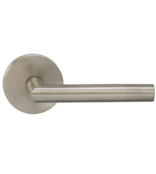 Modern Lever With Round Rose, Omnia 912MD - Doorware.com