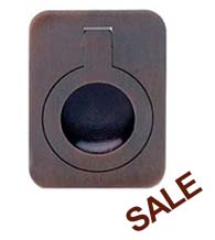 Contemporary Rectangular Ring Pull - Doorware.com