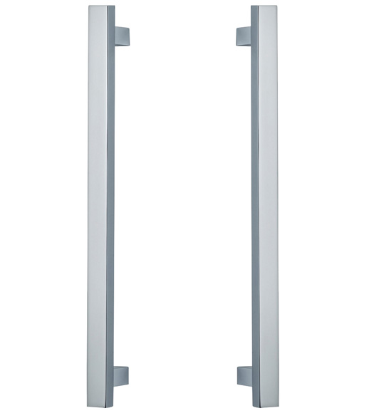 Back-to-Back Modern Rectangular Door Pull Set - Doorware.com