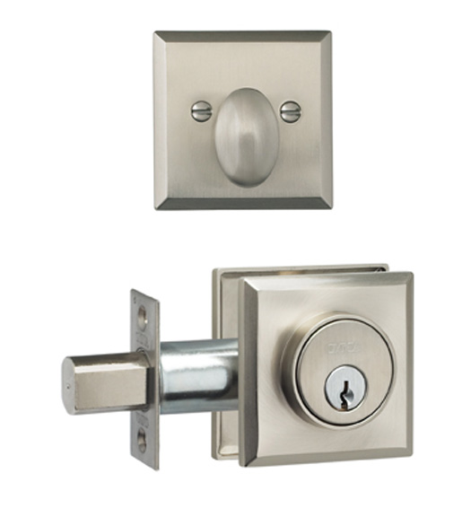Single Cylinder Square Deadbolt, Omnia RECTDB - Doorware.com