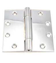 4-1/2 x 4 Polished Chrome Hinge - Doorware.com