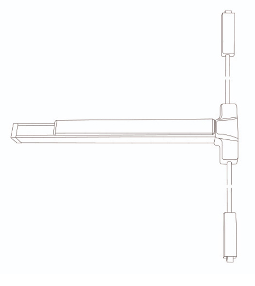 Vertical Rod Exit Device For 36 Inch Doors - Doorware.com