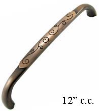 12 Inch Palermo Refrigerator Pull - Doorware.com