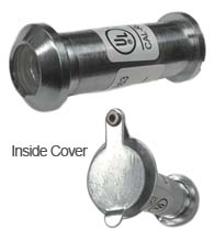 One-Way Viewer with Cover, Don-Jo ULDV90-DVC-626 - Doorware.com