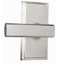 Utica Lever With Rectangular Woodward Rose, Weslock 3700P - Doorware.com