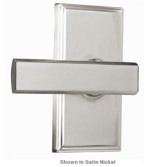 Utica Lever With Rectangular Woodward Rose, Weslock 3700P - Doorware.com
